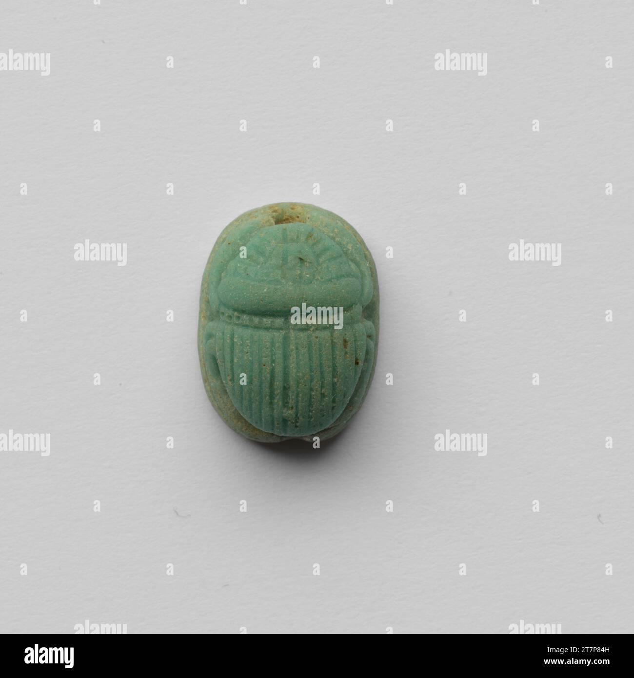 Ancient egyptian faience scarab amulet Stock Photo - Alamy