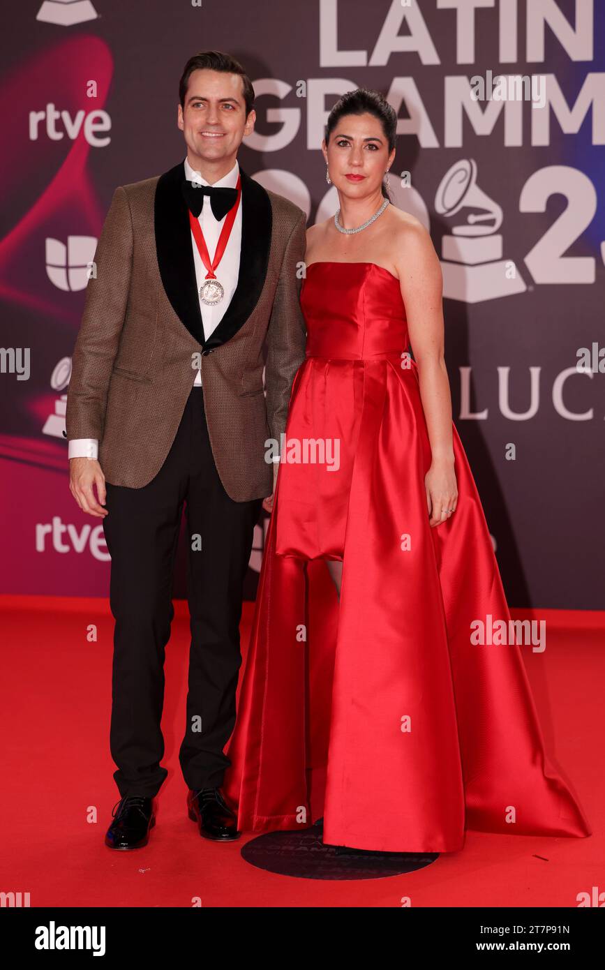 Juan Pablo Contreras, left, and Lauren Ishida arrive at the 24th annual ...