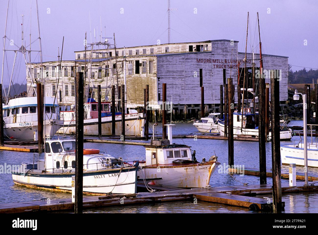 Harbor, Bandon, Oregon Stock Photo - Alamy