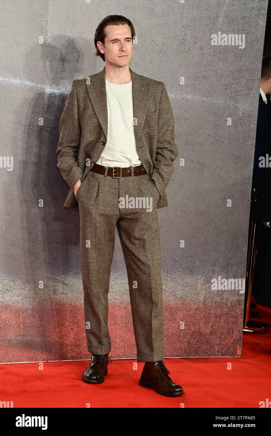 London, UK. 16th Nov, 2023. Sam Meakin attends the Napoleon UK Premiere ...