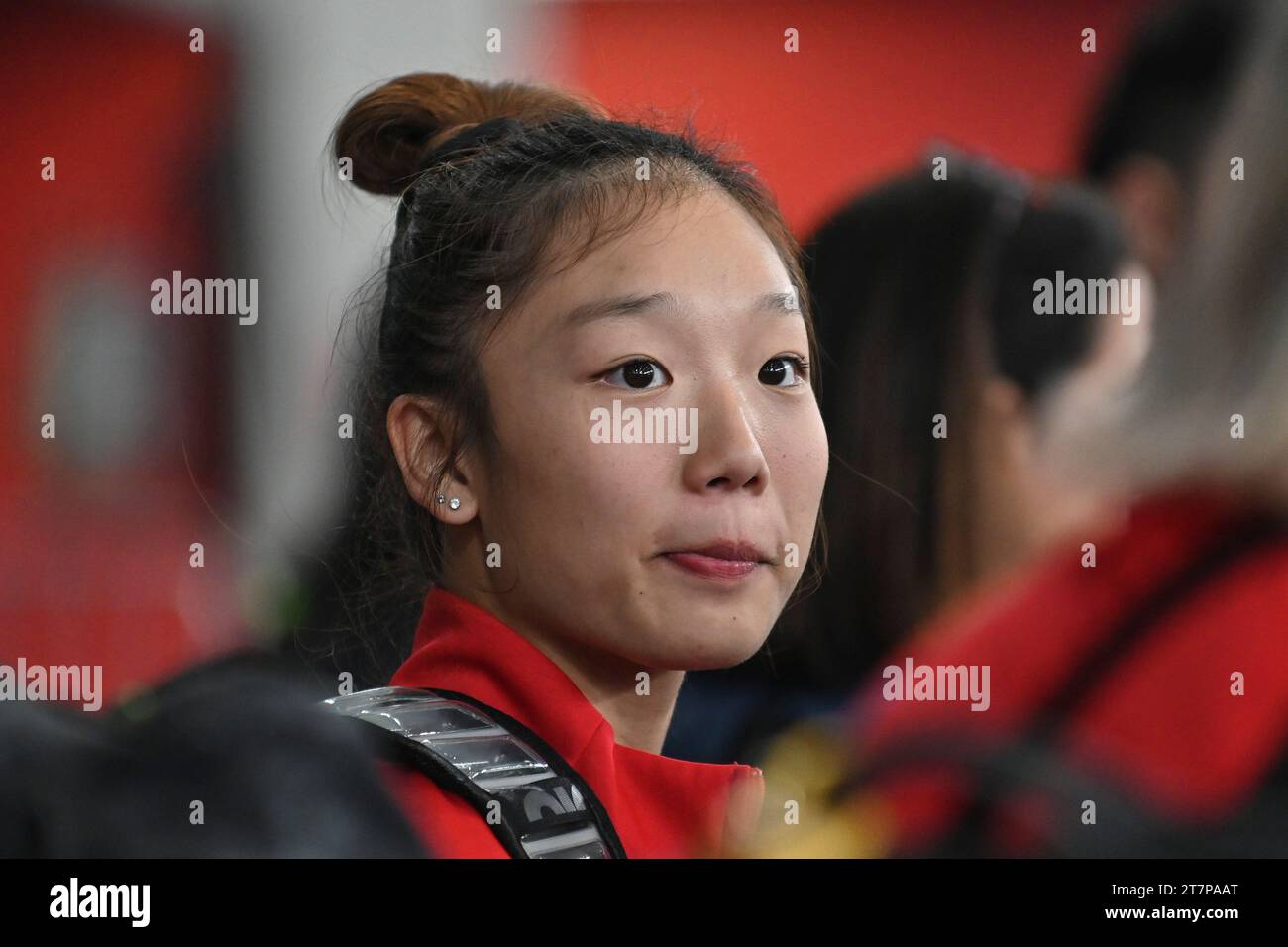 Santiago, Chile - october 19, 2023: Katelyn Jong - American gymnasts ...