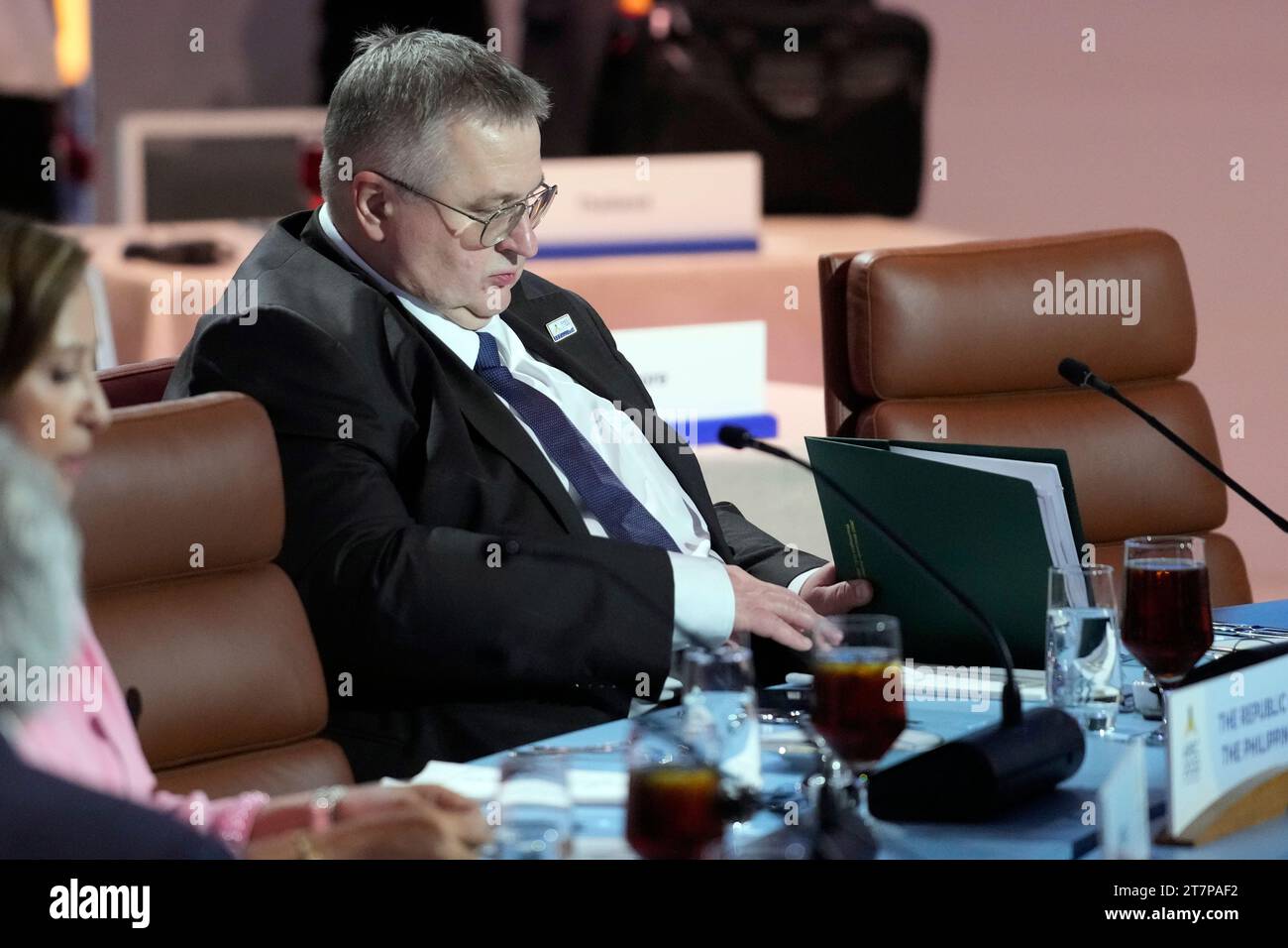 Russia's Deputy Prime Minister Alexey Overchuk attends a informal ... Russia's Deputy Prime Minister Alexey Overchuk attends a informal ...