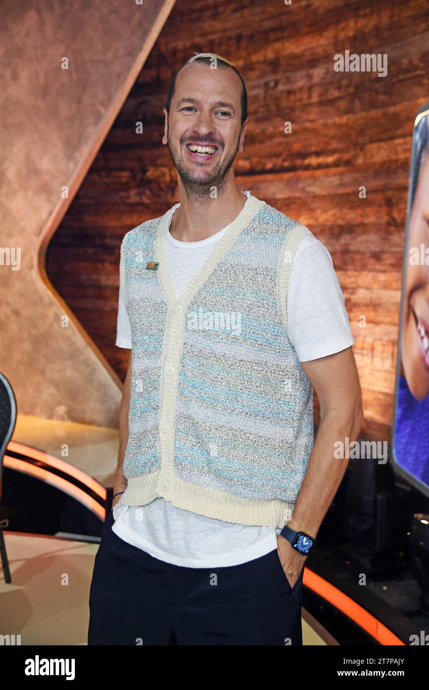 Pascal Hens beim RTL SPENDENMARATHON in dem EMG Studios in Hürth bei ...