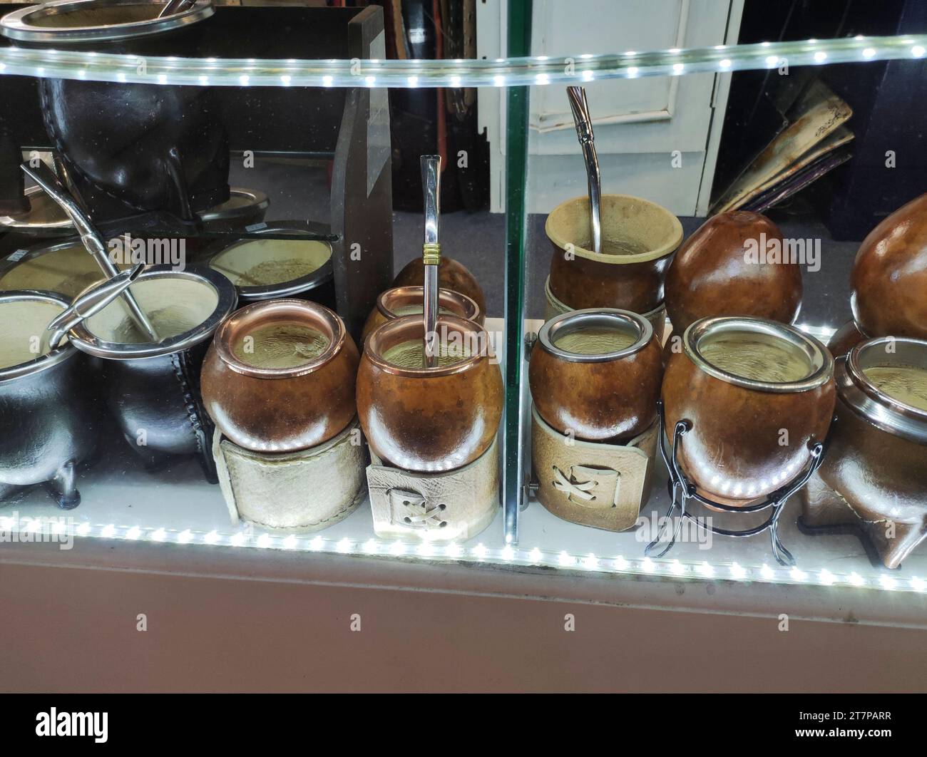 Traditional Uruguayan yerba mate gourd Stock Photo - Alamy