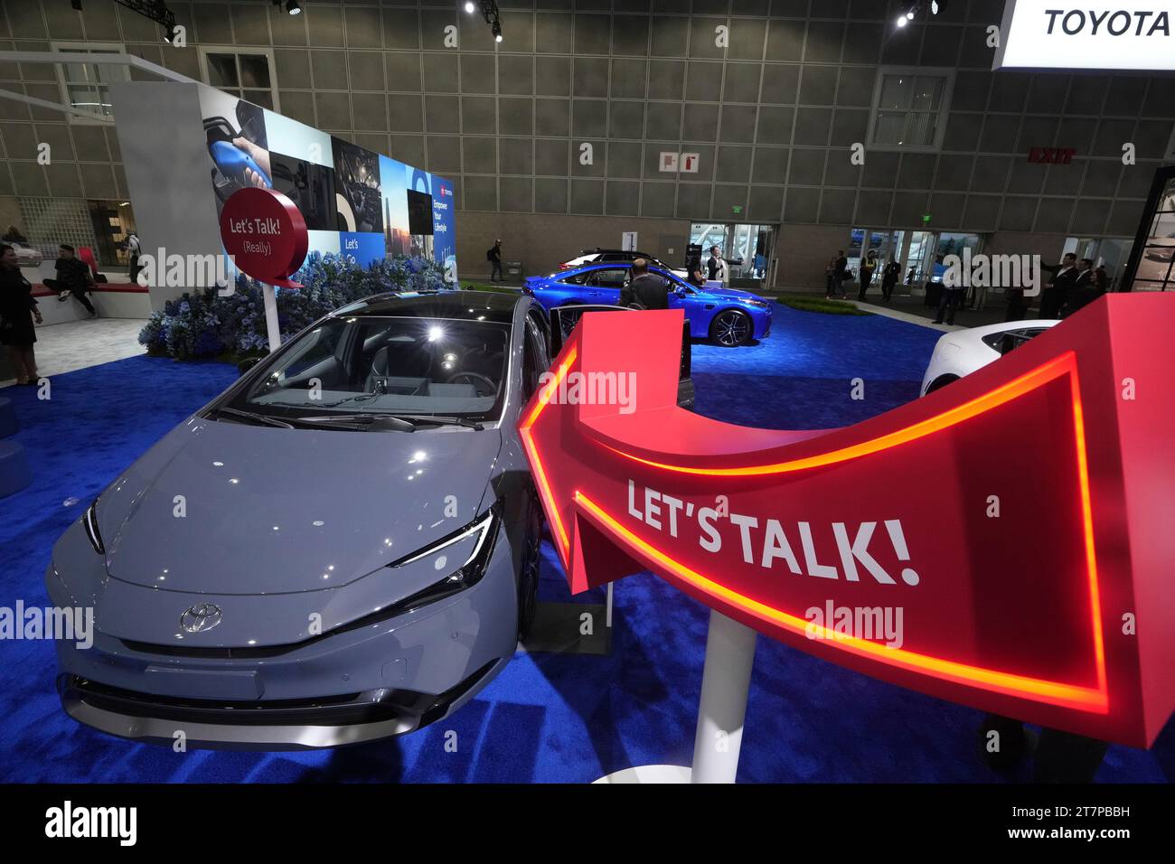 The new Toyota Prius 2024 is on display at the AutoMobility LA Auto ...