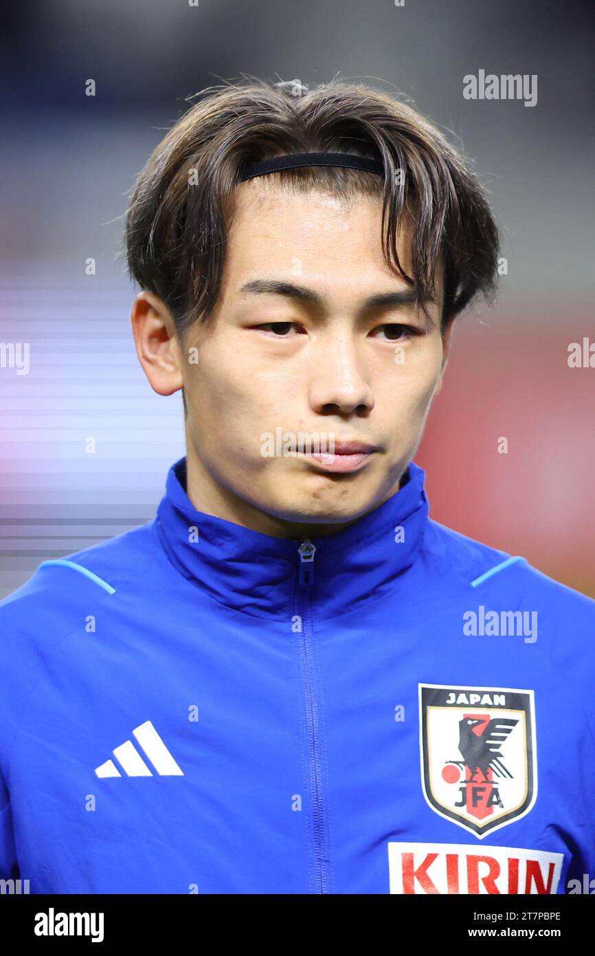 Osaka, Japan. 16th Nov, 2023. Ayase Ueda (JPN) Football/Soccer : FIFA ...