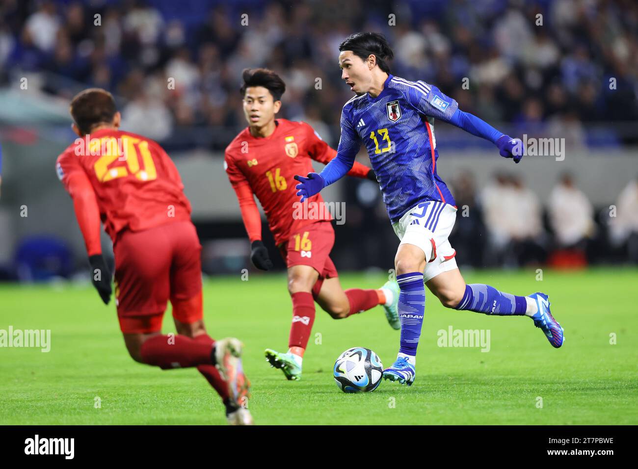 Osaka, Japan. 16th Nov, 2023. Takumi Minamino (JPN) Football/Soccer ...