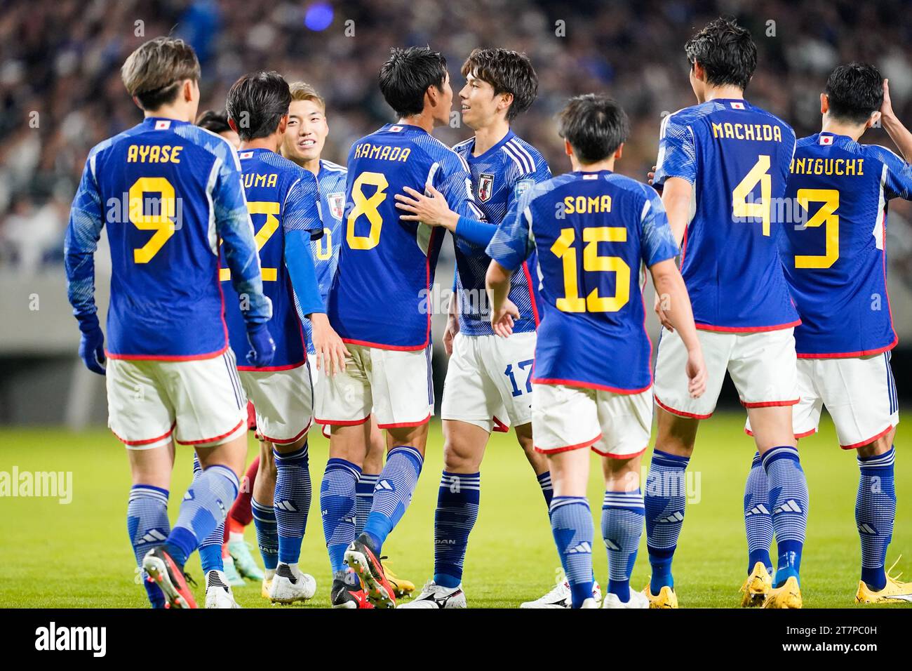 Suita, Japan. 16th Nov, 2023. Japan team group Football/Soccer : FIFA ...