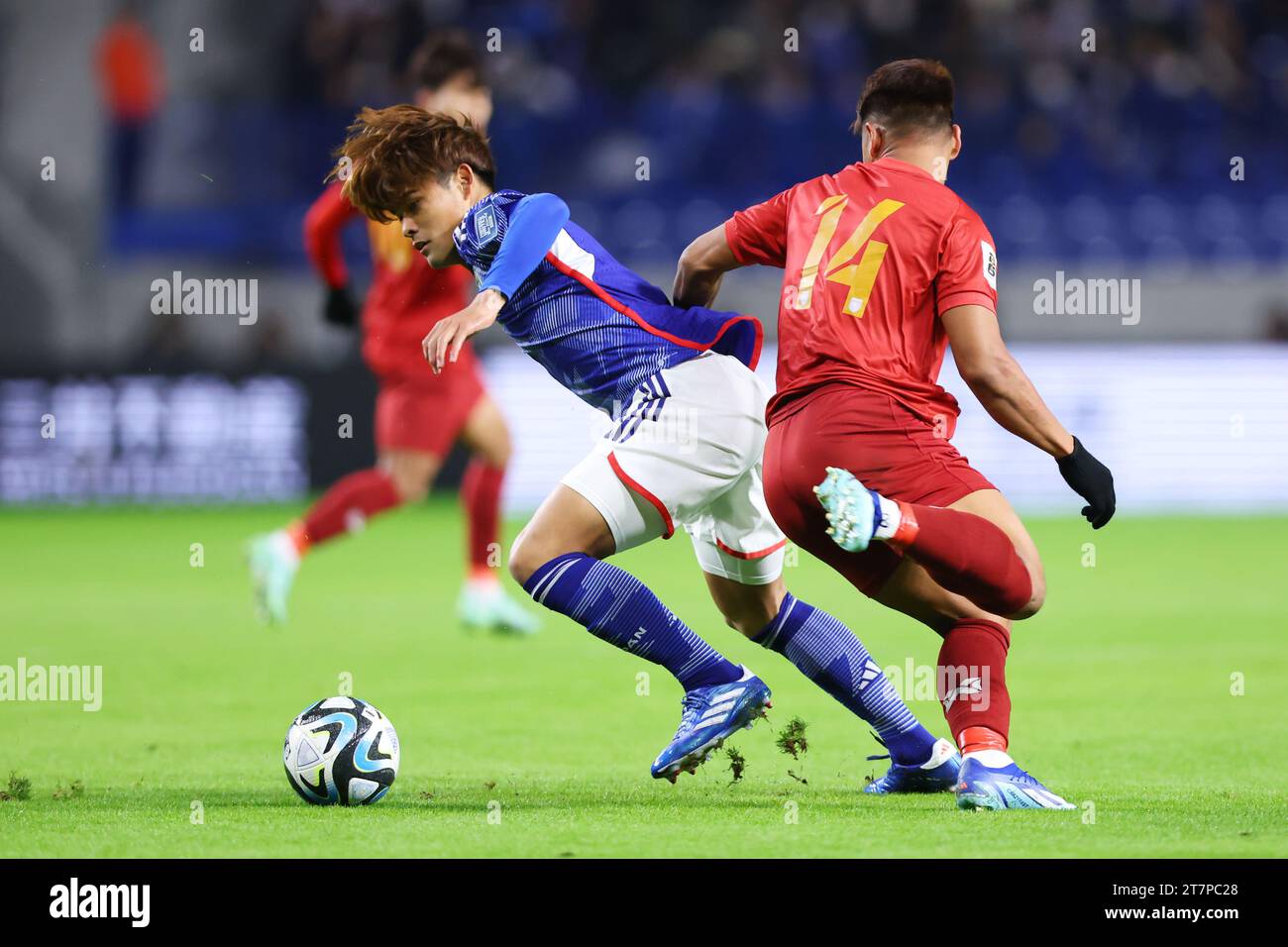Osaka, Japan. 16th Nov, 2023. Kaishu Sano (JPN) Football/Soccer : FIFA ...