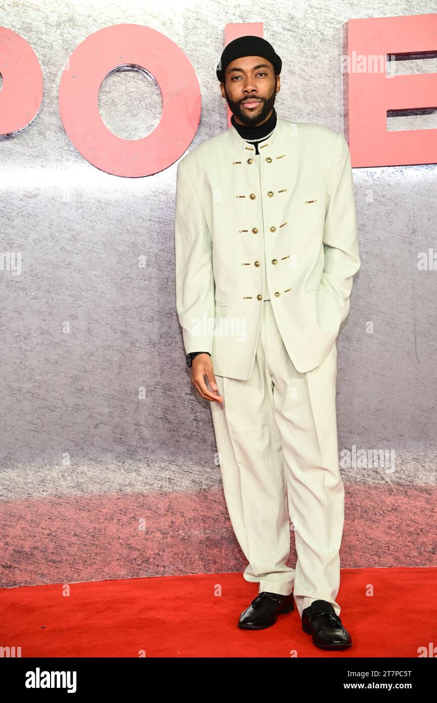 London, UK. 16th Nov, 2023. Dujon Anderson attends the Napoleon UK ...