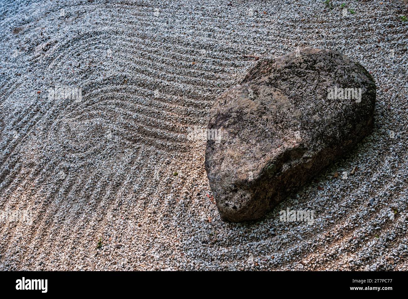 Rocks and Patterns in the Japanese Garden in Enger Park in Duluth ...