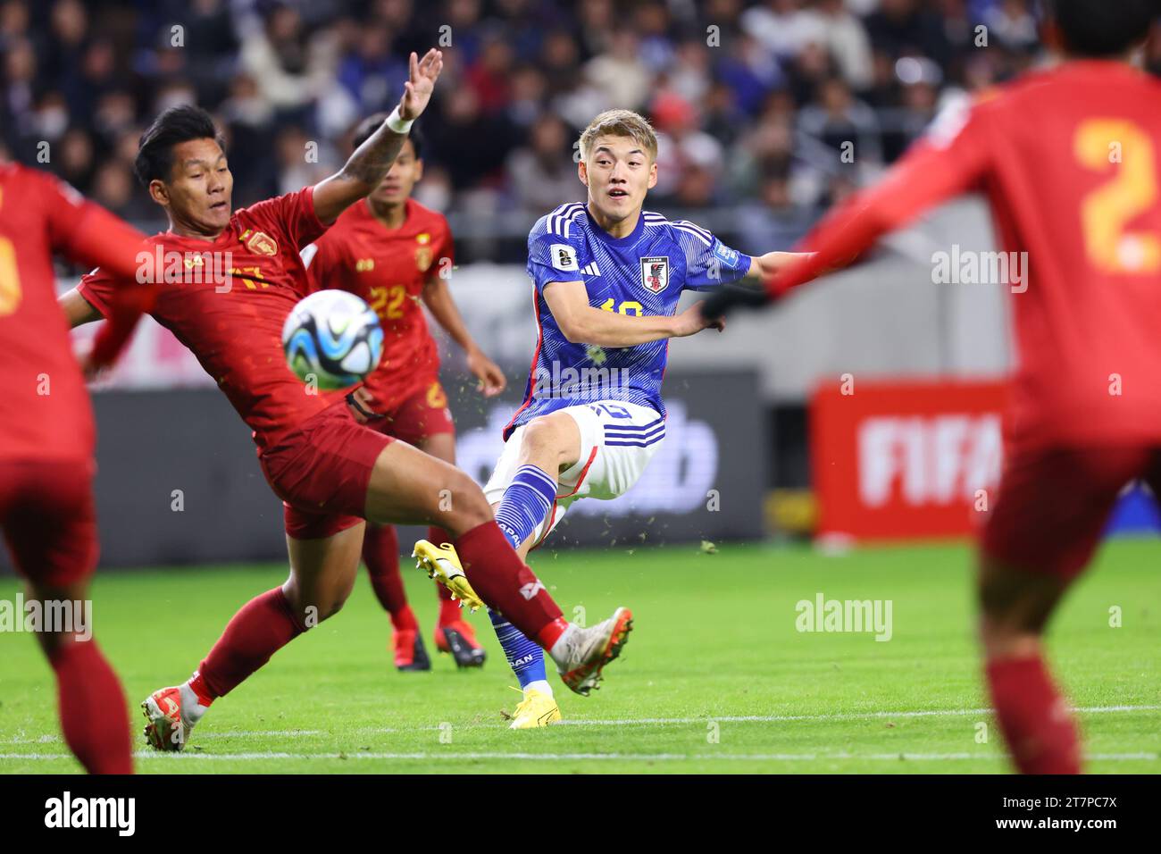 Osaka, Japan. 16th Nov, 2023. Ritsu Doan (JPN) Football/Soccer : FIFA ...