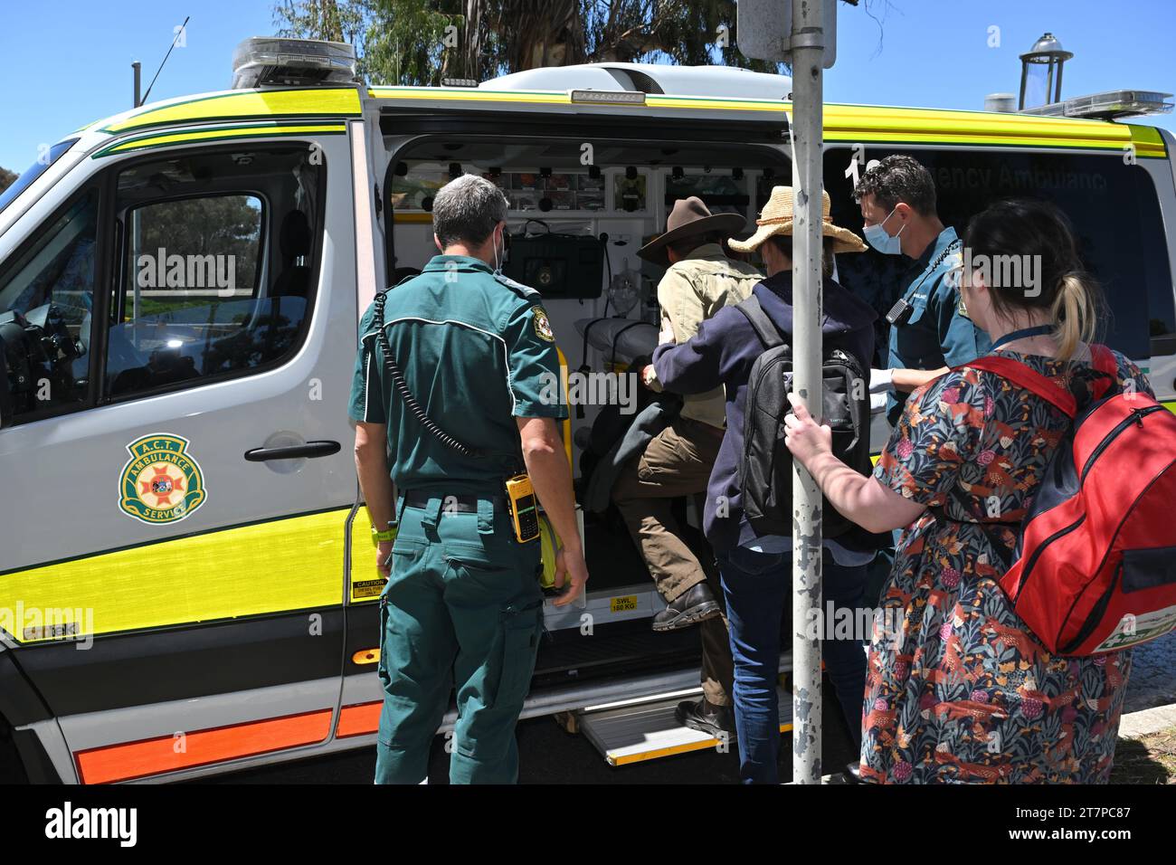 Canberra, Australia. 17th Nov, 2023. Former ambassador Gregory Andrews ...