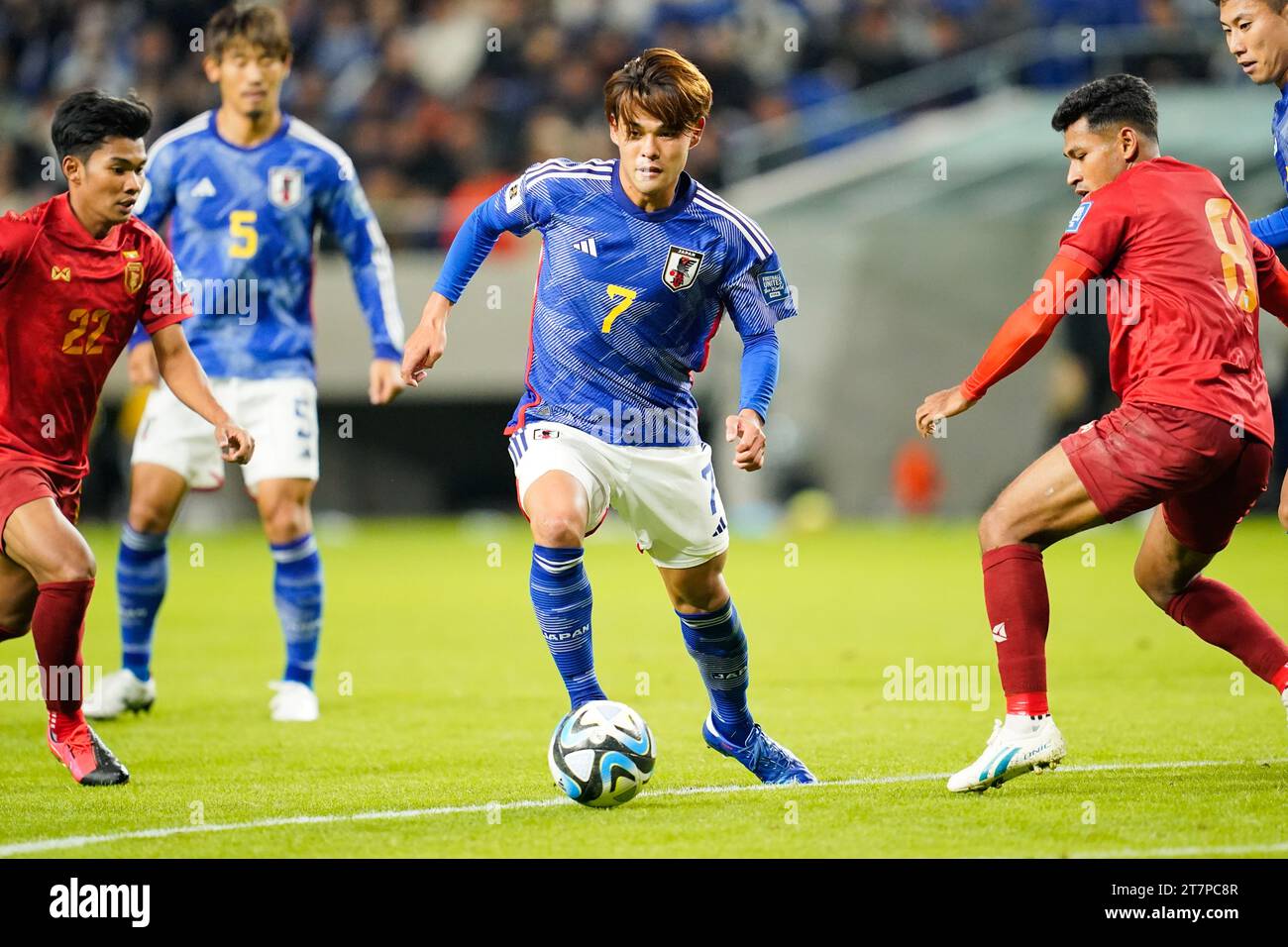 Suita, Japan. 16th Nov, 2023. Kaishu Sano (JPN) Football/Soccer : FIFA ...