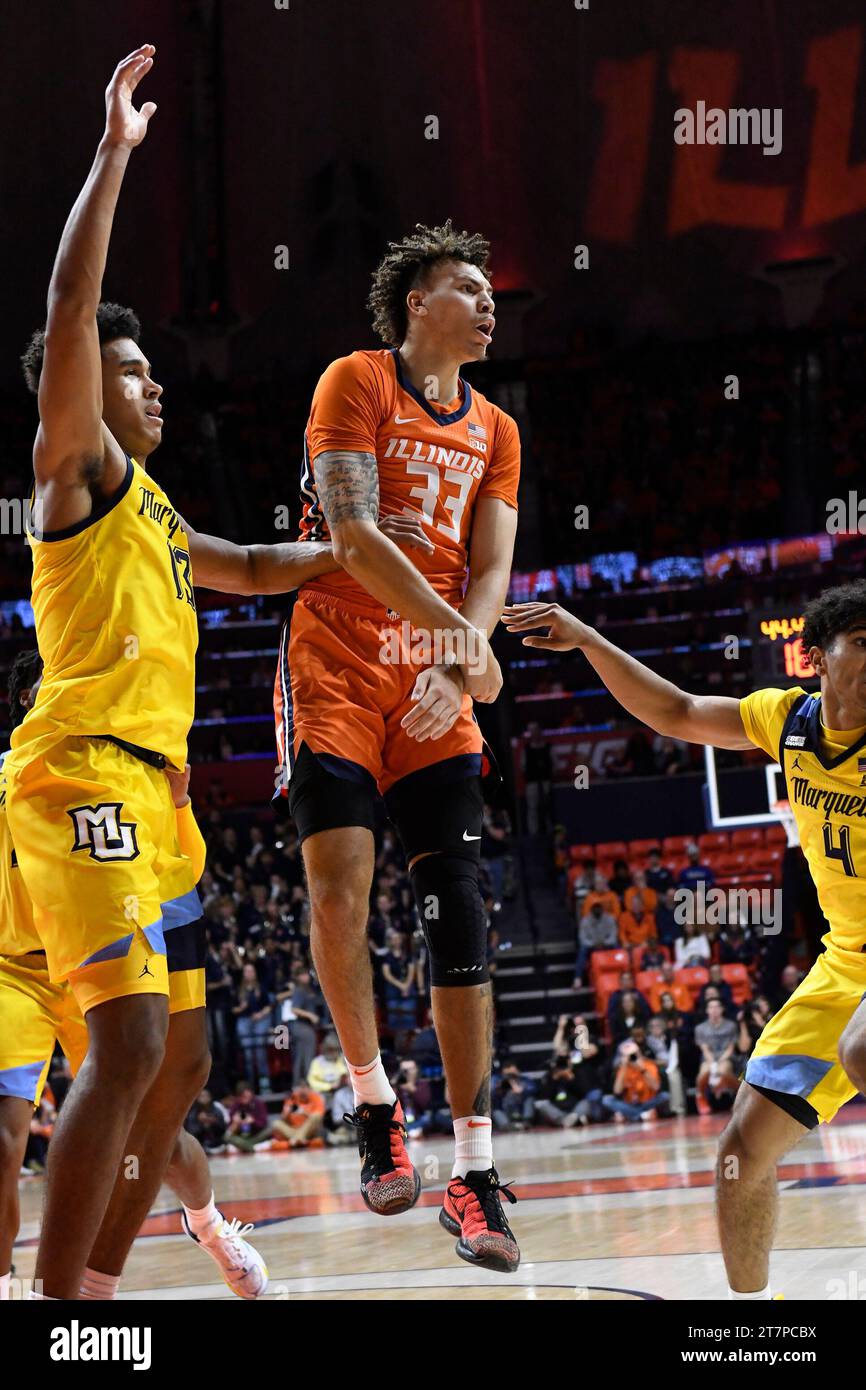 CHAMPAIGN, IL - NOVEMBER 14: Illinois Fighting Illini Forward Coleman ...
