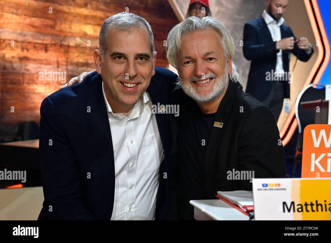 Stephan Schmitter und Matthias Dang beim 28. RTL-Spendenmarathon 2023 ...
