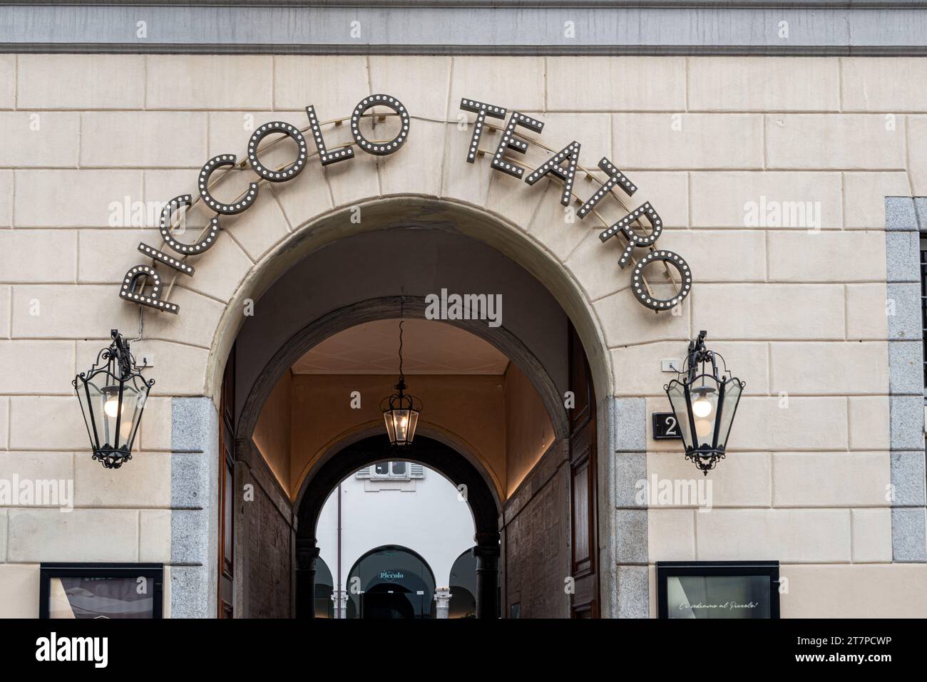 Piccolo teatro sign hi-res stock photography and images - Alamy