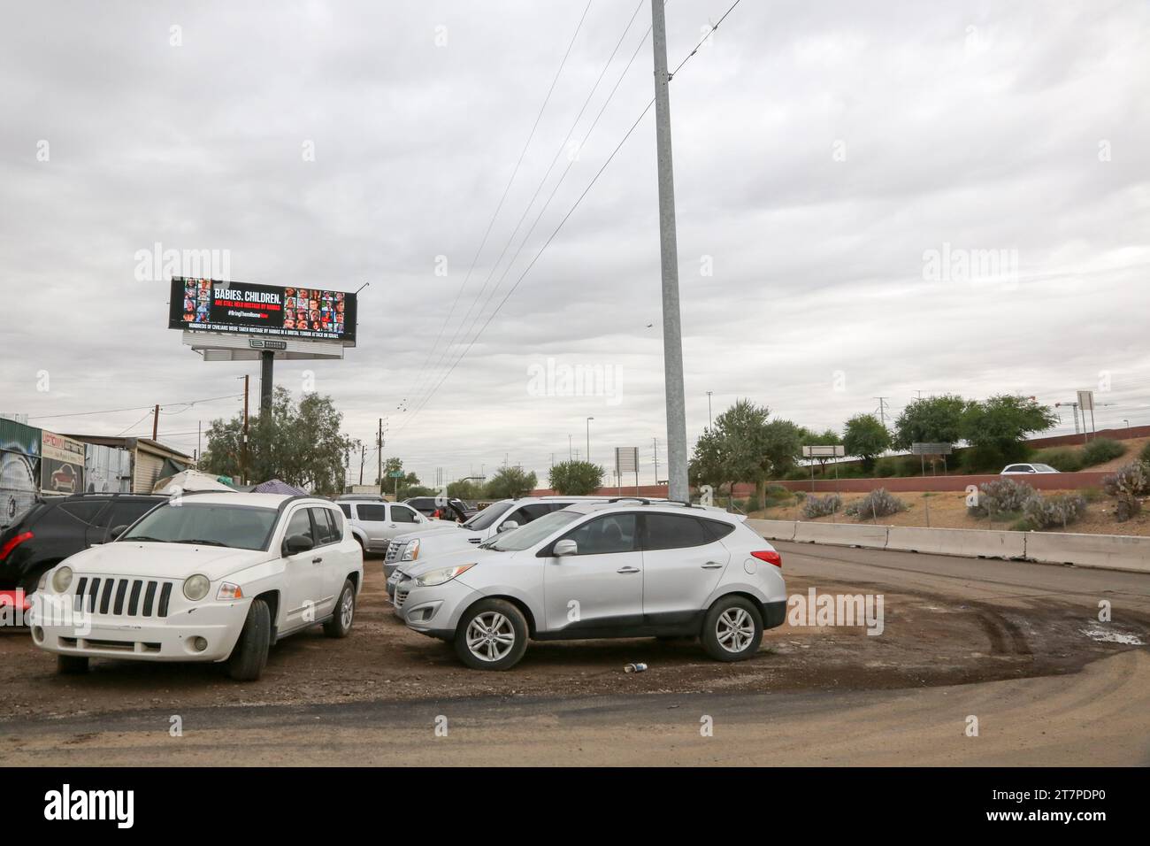 A rotating, digital billboard displaying photos of the some of the more ...
