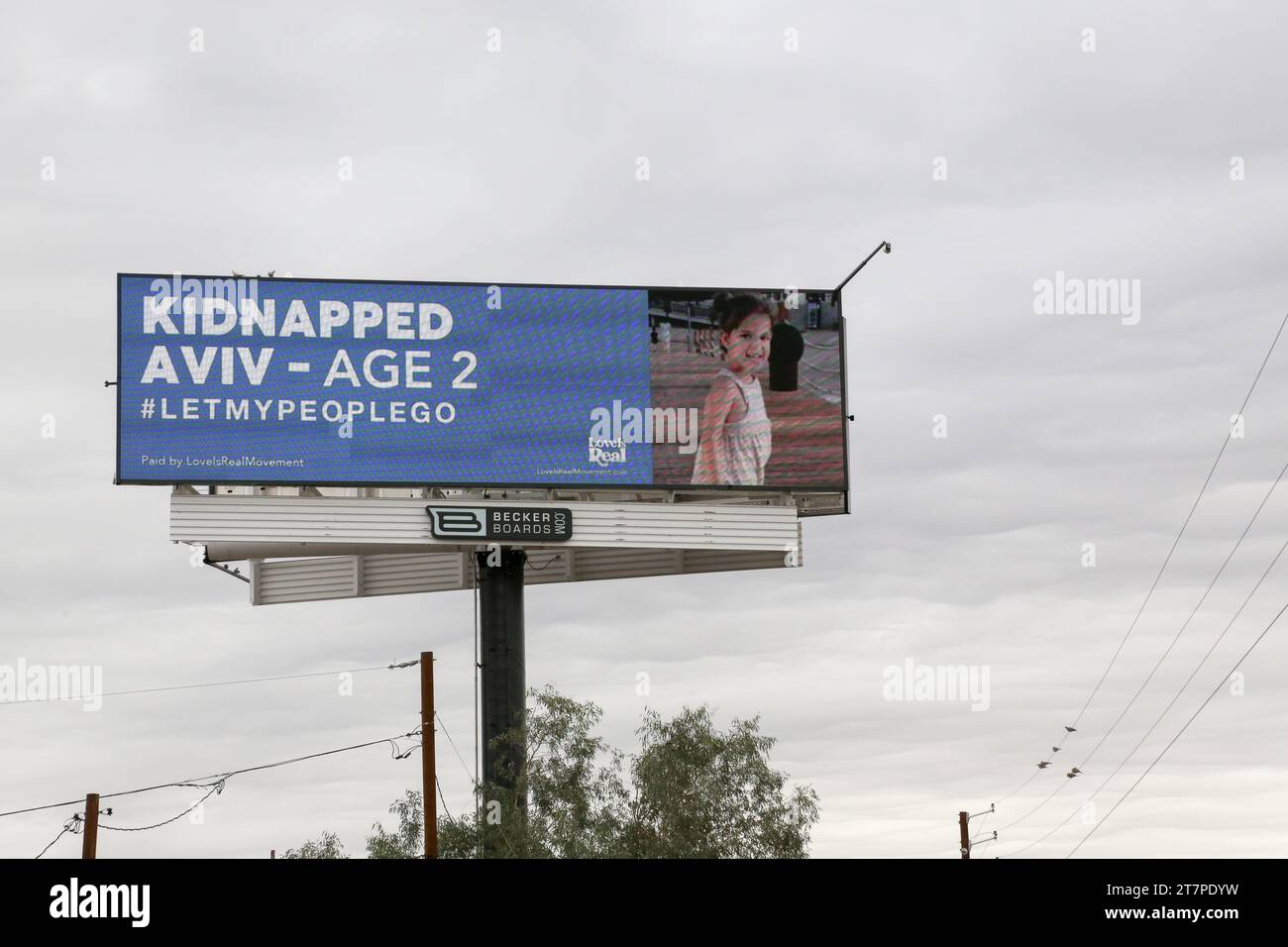 A rotating, digital billboard displaying photos of the some of the more ...