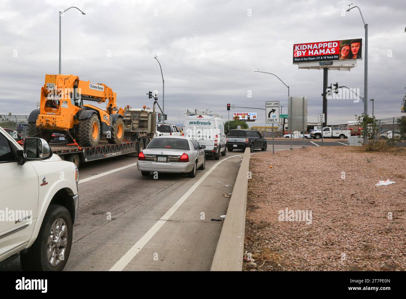 A rotating, digital billboard displaying photos of the some of the more ...