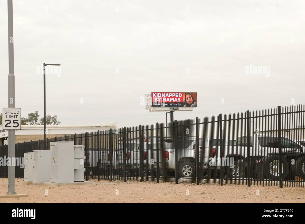 A rotating, digital billboard displaying photos of the some of the more ...