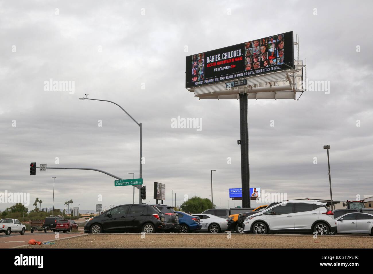 A rotating, digital billboard displaying photos of the some of the more ...