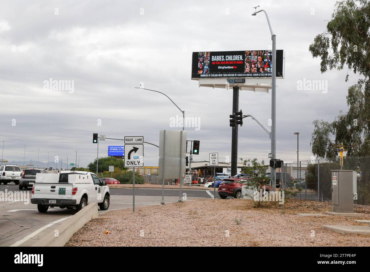 A rotating, digital billboard displaying photos of the some of the more ...