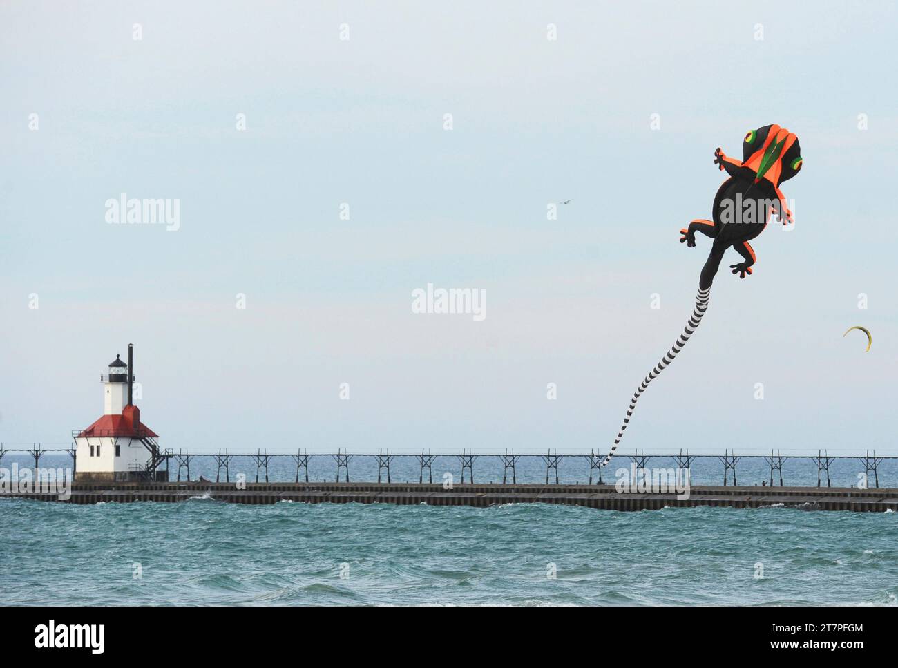 Charlie Cross, of St. Joseph, Mich., not pictured, flies "Lizzy" a 45 ...