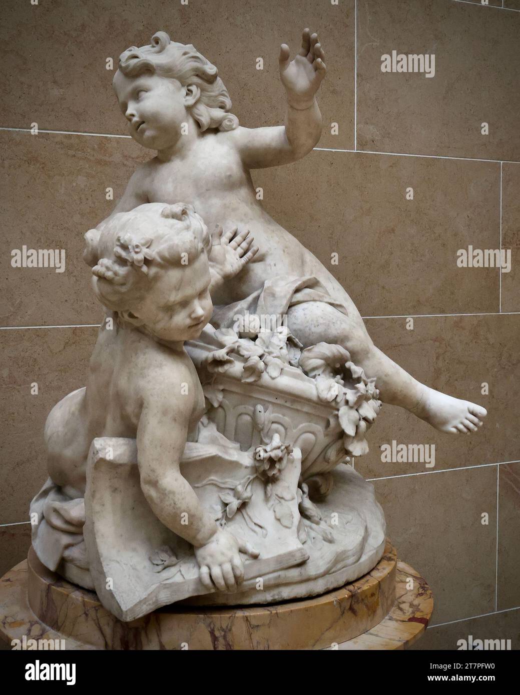 Two Children Fighting Over a Broken Vase Stock Photo - Alamy