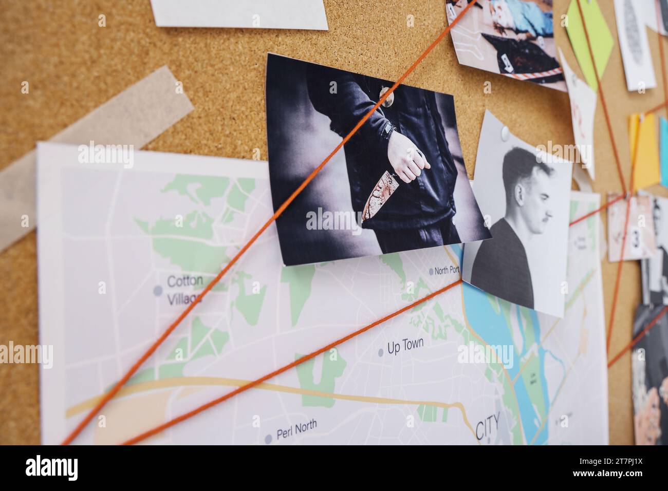 Office board crime evidence hi-res stock photography and images - Alamy