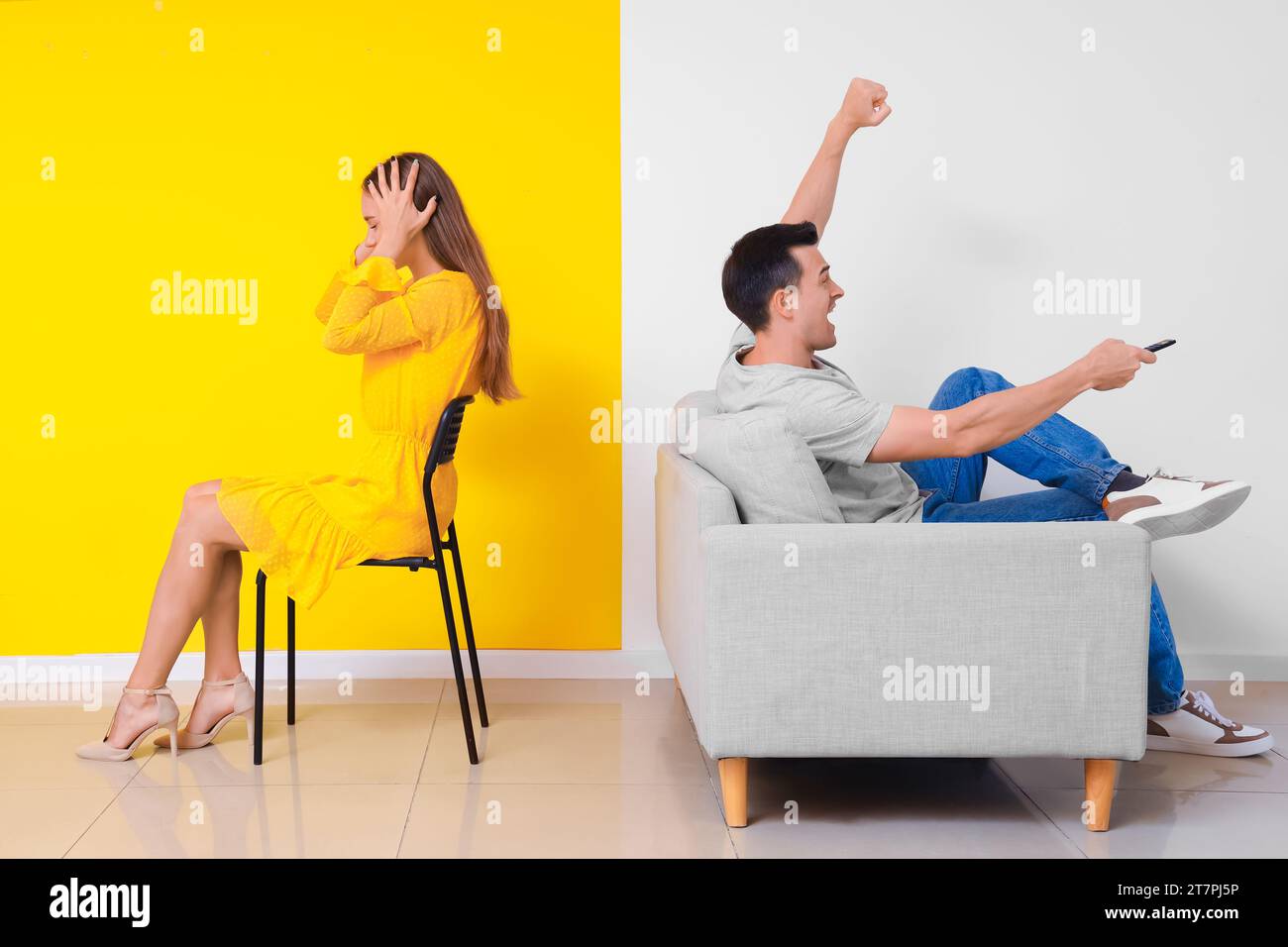 Watching the neighbours hi-res stock photography and images - Alamy