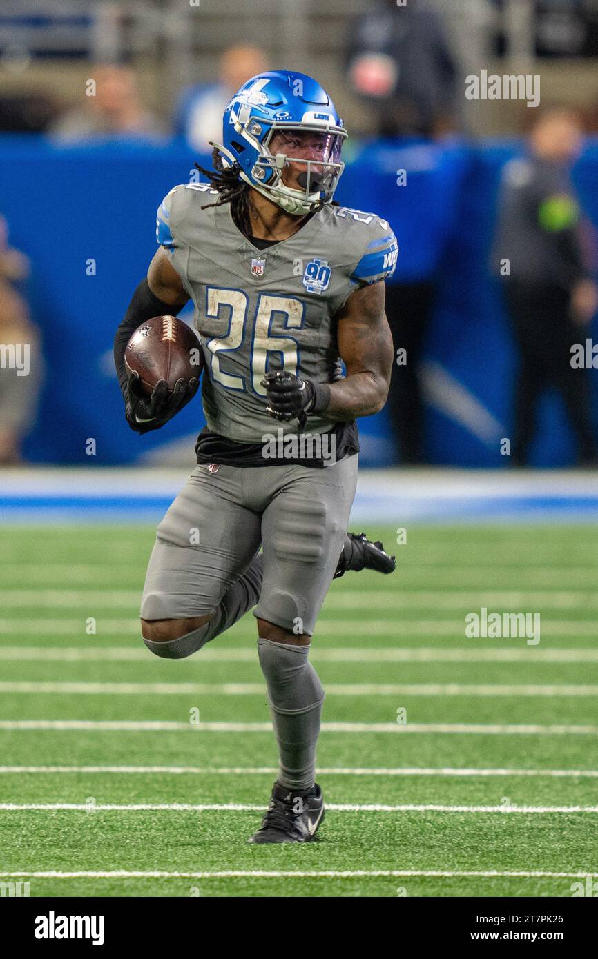 Jahmyr gibbs lions hi-res stock photography and images - Alamy