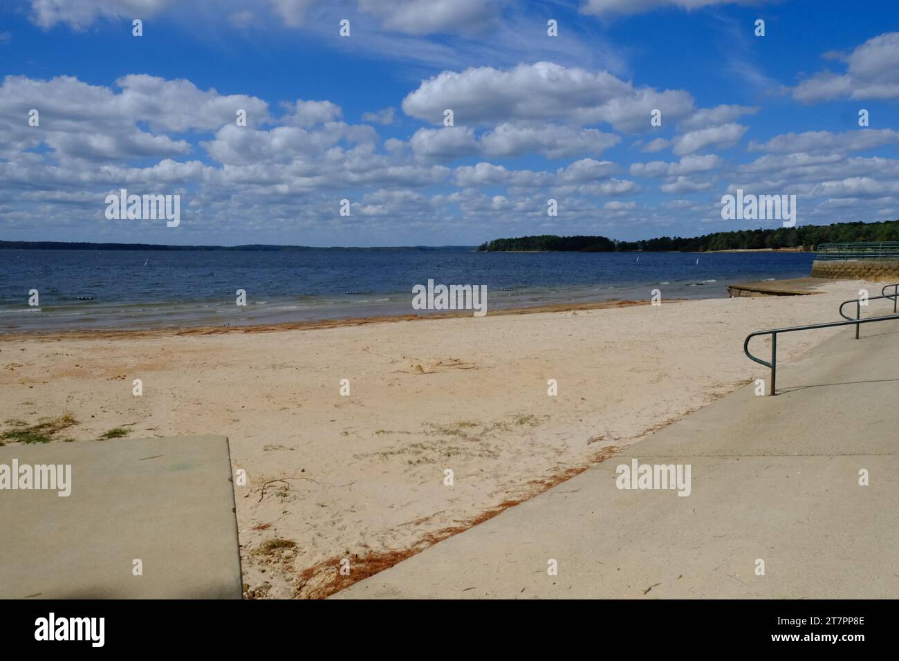 This is the beach at Cypress Bend Park in Many, Louisiana. It is part ...
