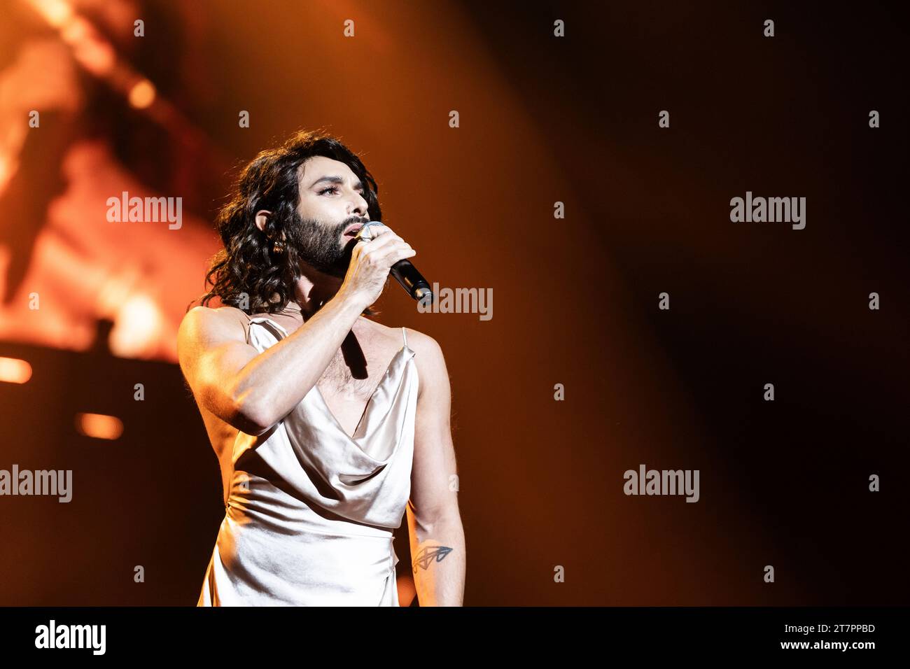 AMSTERDAM - Conchita Wurst during the Great Eurovision Song Contest ...