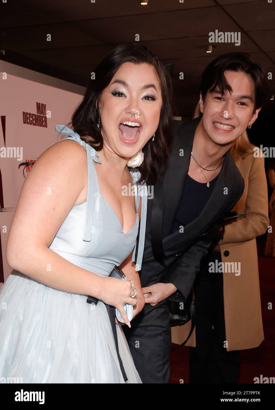 Los Angeles, Ca. 16th Nov, 2023. Elizabeth Yu and Gabriel Chung at the ...