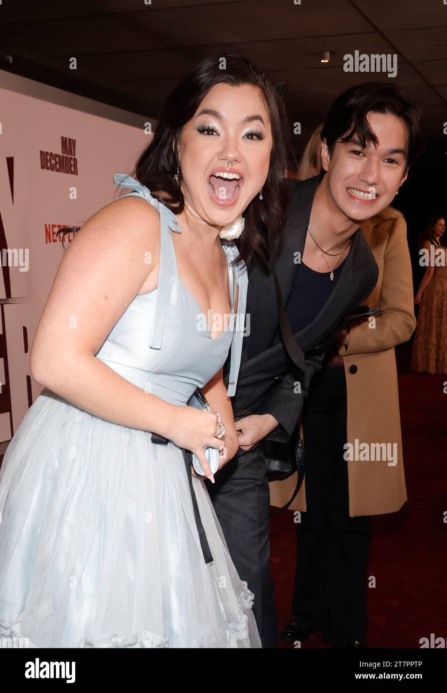 Los Angeles, Ca. 16th Nov, 2023. Elizabeth Yu and Gabriel Chung at the ...