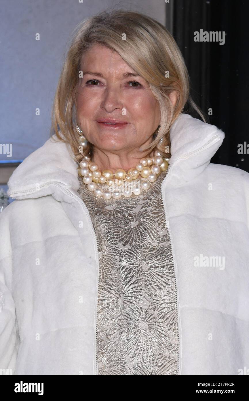 New York, USA. 16th Nov, 2023. Martha Stewart attends Bergdorf Goodman ...