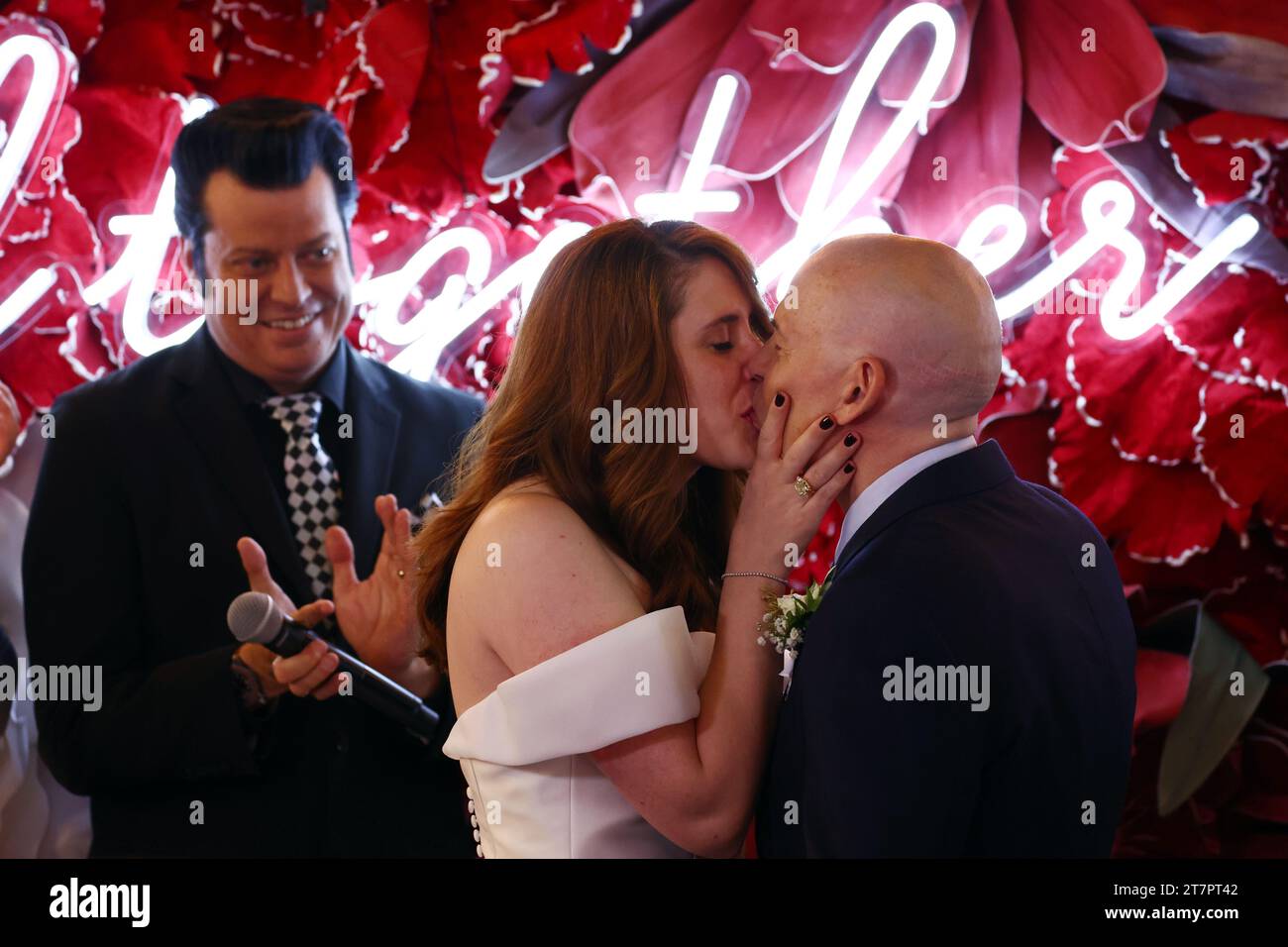 Las Vegas, USA. 16th Nov, 2023. Jacques Villeneuve (CDN) marries Giulia ...