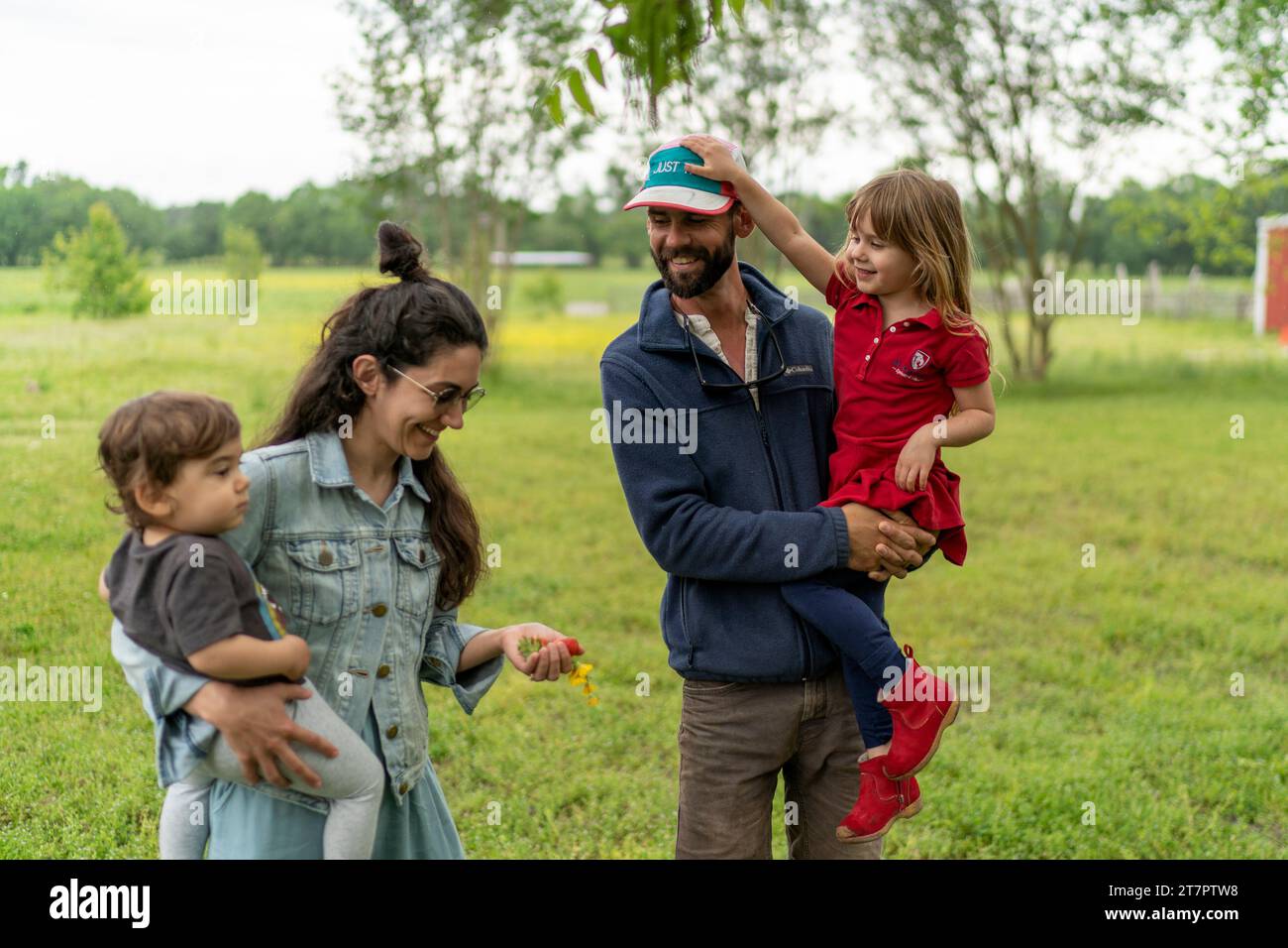 Hobbs Magaret with is joined by his wife, Susana, left, and their ...