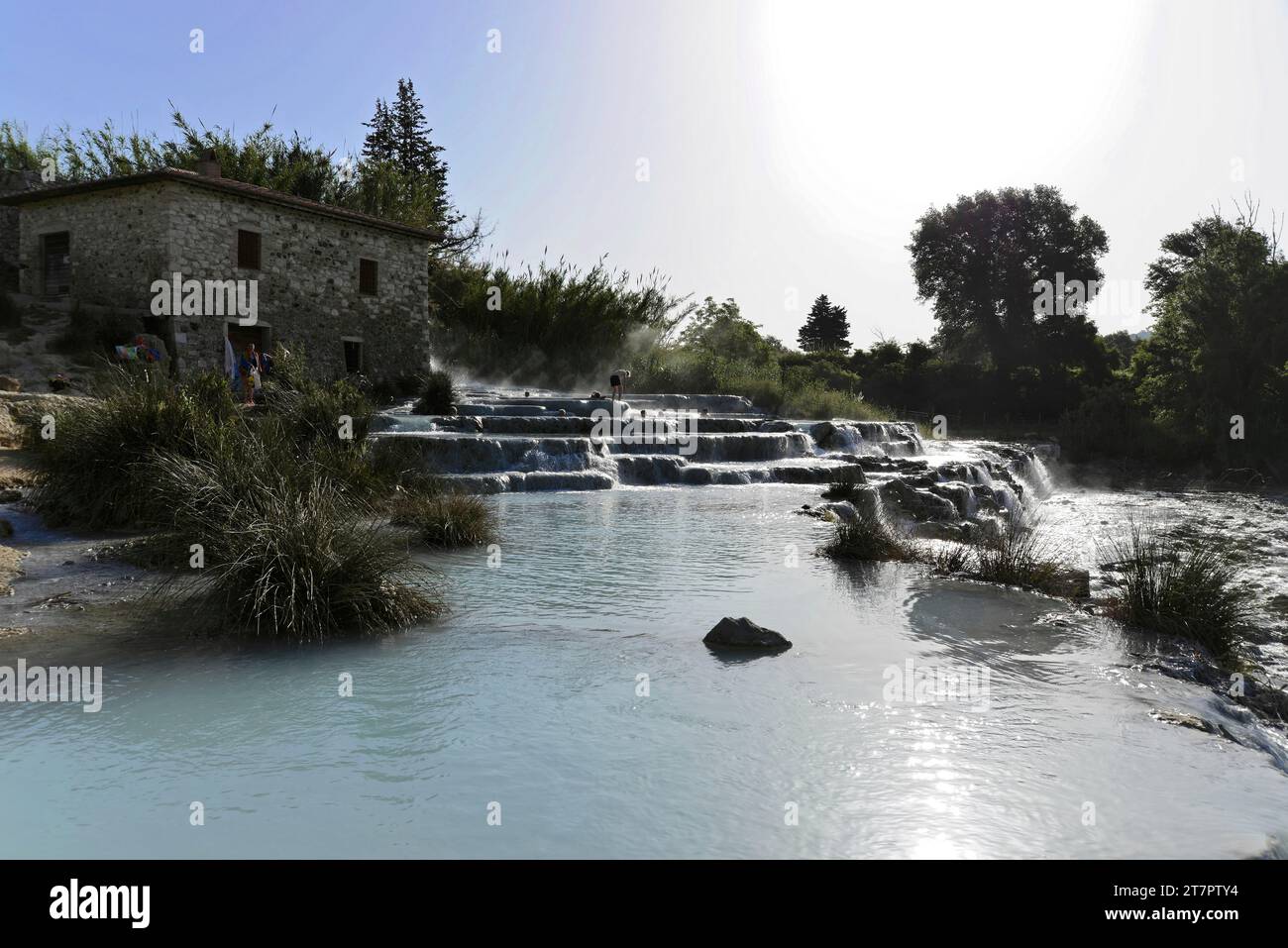 Terme di Saturnia, Cascate del Molino, waterfall, thermal spring ...