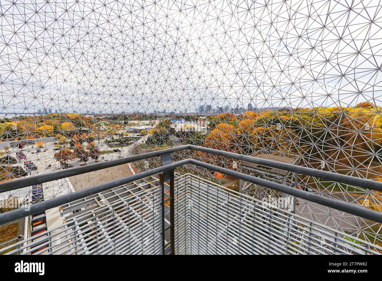 The Biosphere, Museum of Enviroment, inside the globe shaped building ...