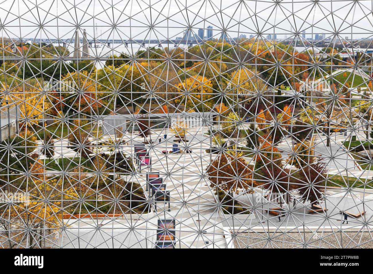 The Biosphere, Museum of Enviroment, inside the globe shaped building ...