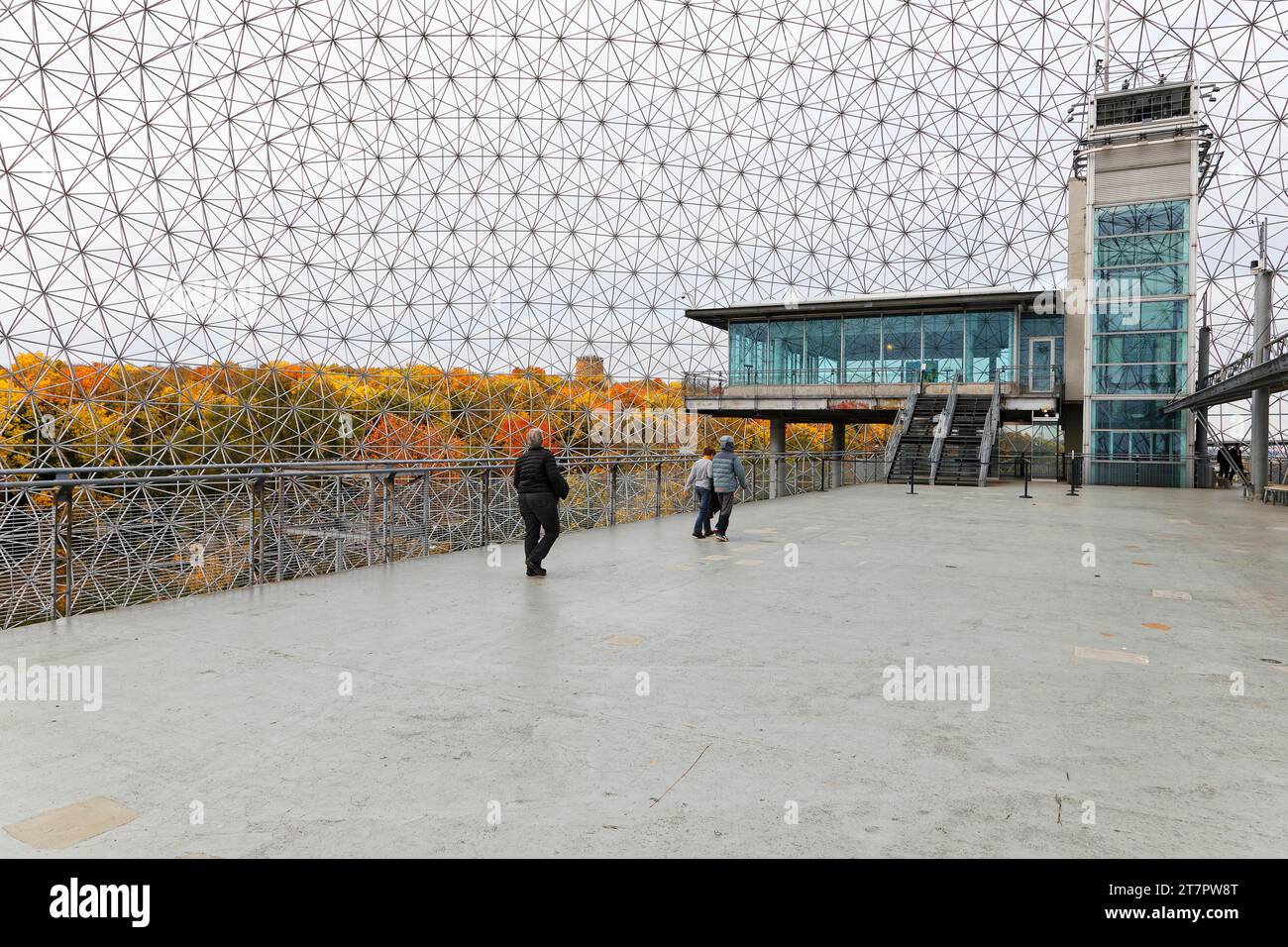 The Biosphere, Museum of Enviroment, inside the globe shaped building ...