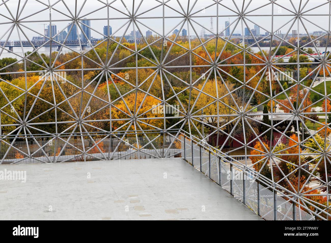 The Biosphere, Museum of Enviroment, inside the globe shaped building ...
