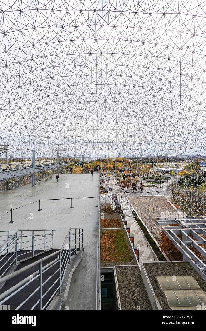 The Biosphere, Museum of Enviroment, inside the globe shaped building ...