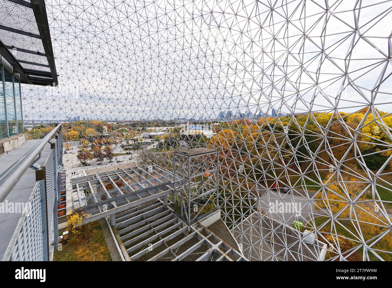 The Biosphere, Museum of Enviroment, inside the globe shaped building ...