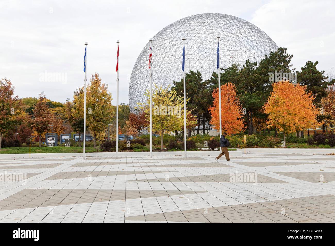 Biosphere, modern promenade design, Saint Helens Island, Montreal ...