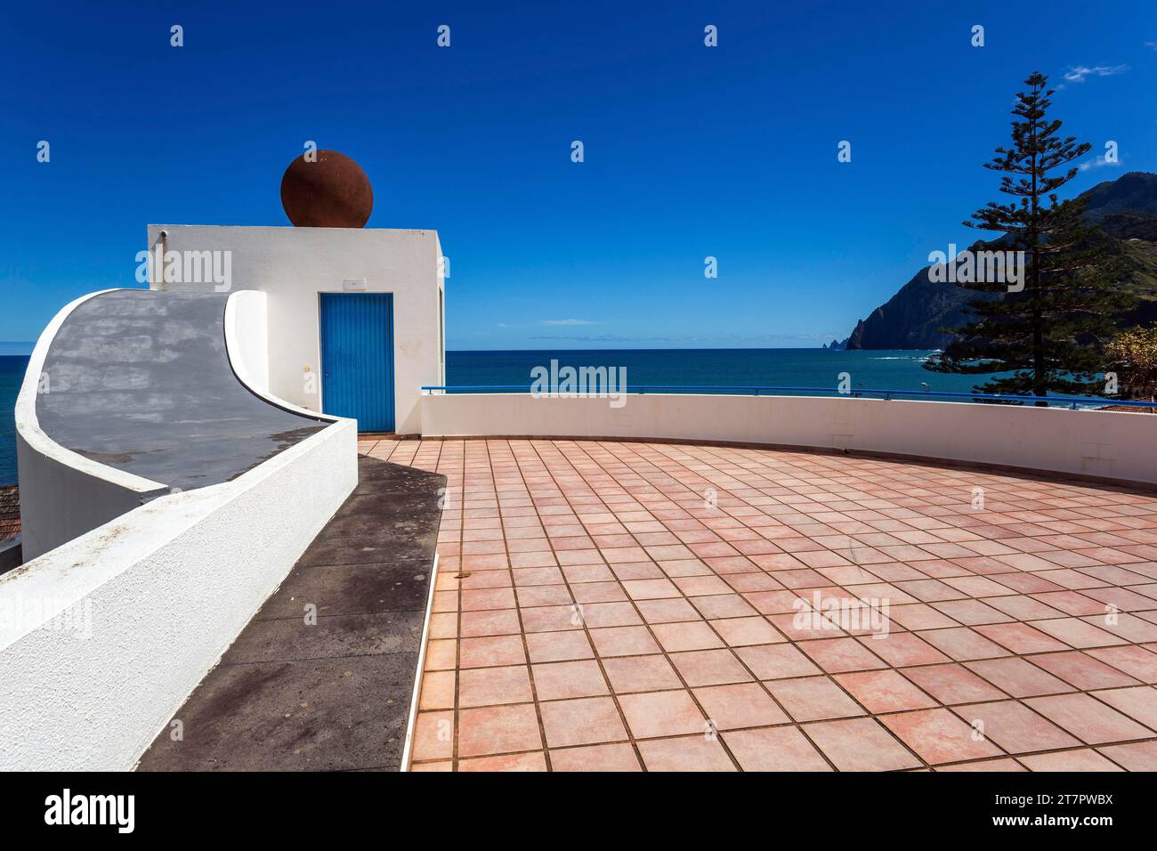 Viewing platform in front of the church Igreja de Nossa Senhora de ...