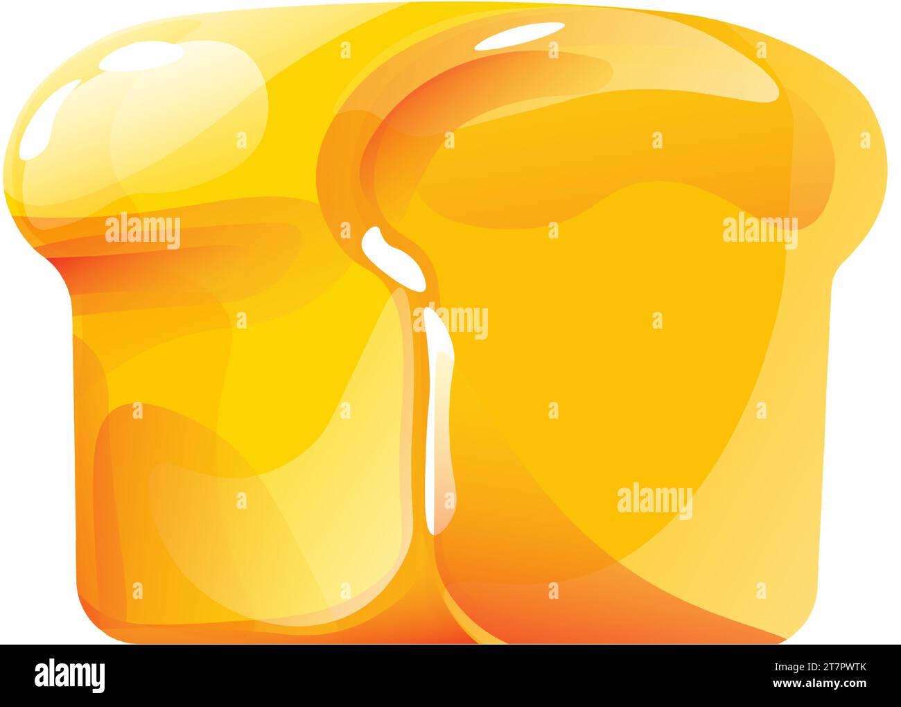 Chewy sugar, loaf of bread gummies jelly candy Stock Vector Image & Art ...