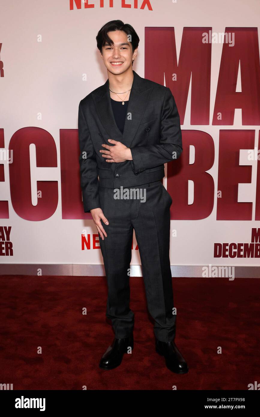 LOS ANGELES, CA - NOVEMBER 16: Gabriel Chung at the Netflix World ...